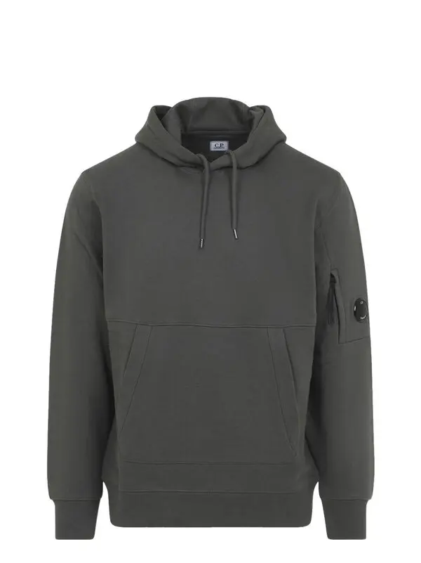 C.P. COMPANY Logo Cotton Hoodie - Multicolor