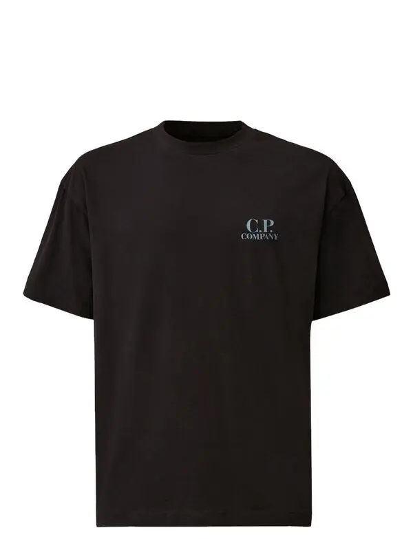 C.P. COMPANY Logo Cotton T-shirt - Multicolor