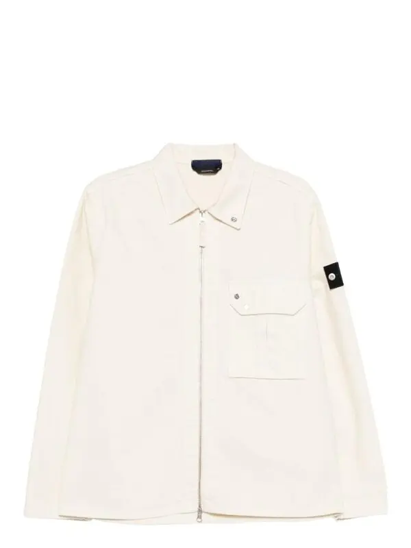 Stone Island Logo Cotton Jacket - Multicolor