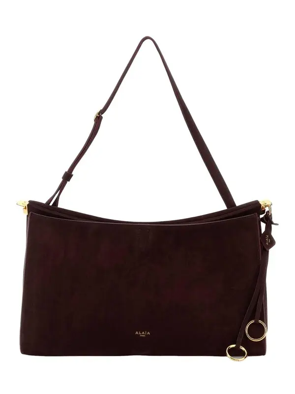 Alaïa Large East West Shoulder Bag - Purple