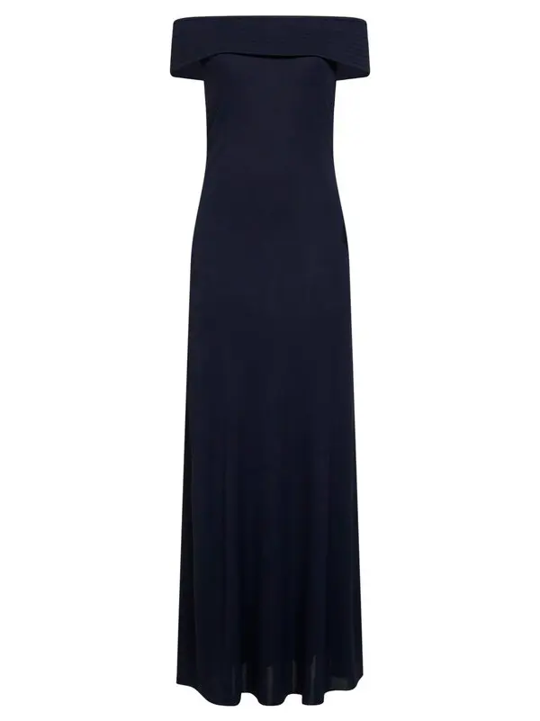 Alaïa Off-the-shoulders Long Dress - Multicolor