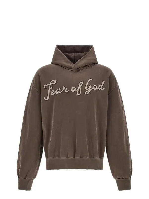 Fear Of God 26 Classic Half Raglan Hoodie - Brown