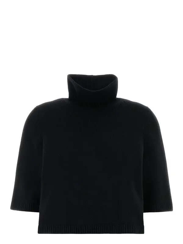 Alaïa Ivory Cashmere Blend Sweater - White
