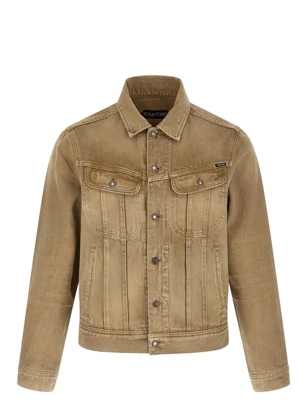 TOM FORD Denim Jacket - Cream