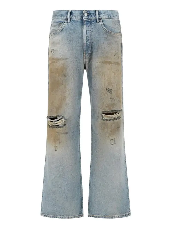 Acne Studios 2021m Cotton Jeans - Blue