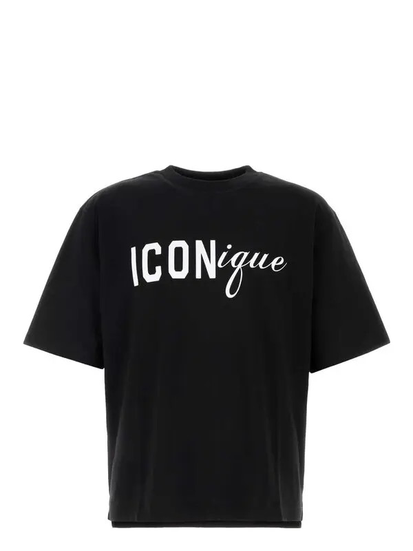 Dsquared2 Cotton Oversize T-shirt - Black