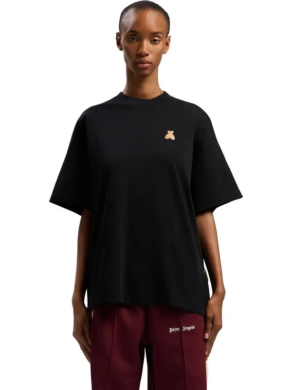 Palm Angels Bear In Mind" Graphic T-shirt - Black