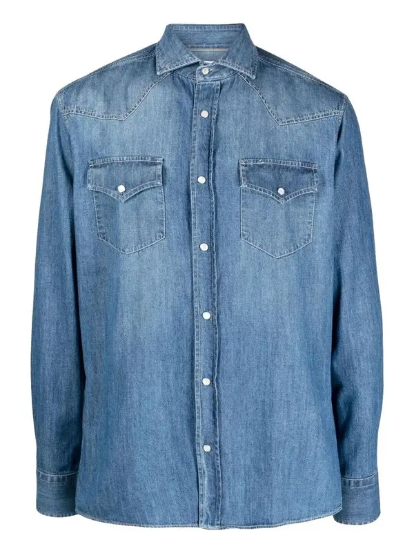 Brunello Cucinelli Denim Shirt - Multicolor