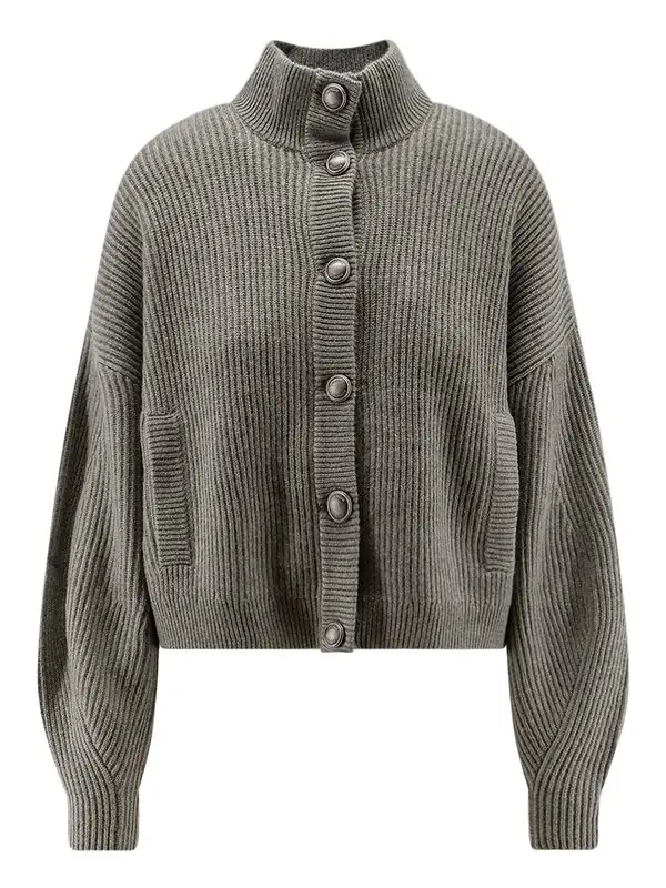 Brunello Cucinelli Cashmere V-neck Cardigan - Multicolor