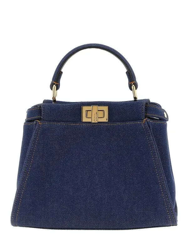 Fendi Peekaboo Mini Handbag - Blue