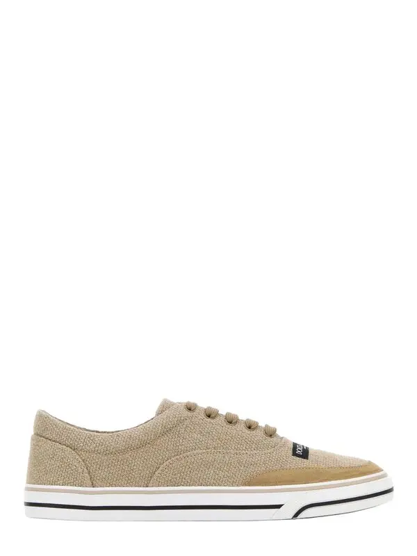 Dolce & Gabbana Canvas Dg Sailing Sneakers - Brown