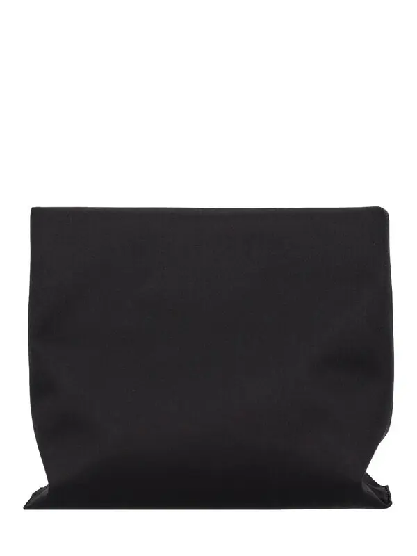ROGER VIVIER Trompette Clutch Bag - Black