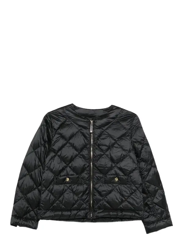 Max Mara Padded Quilted Blouson Jacket - Multicolor