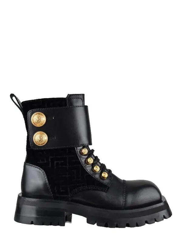 Balmain Ranger Army Boots - Black