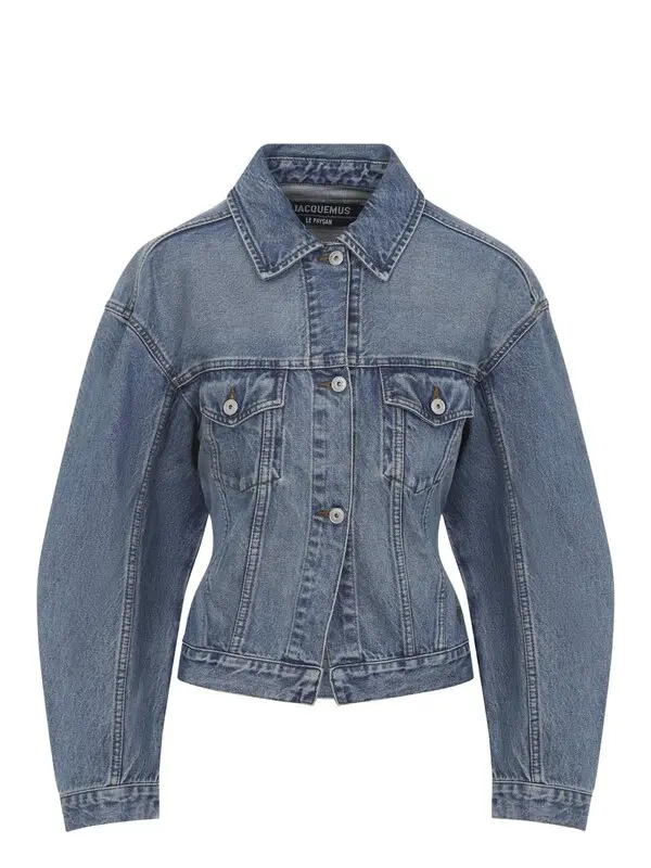 Jacquemus La Veste De-nimes Cotton Denim Jacket - Blue