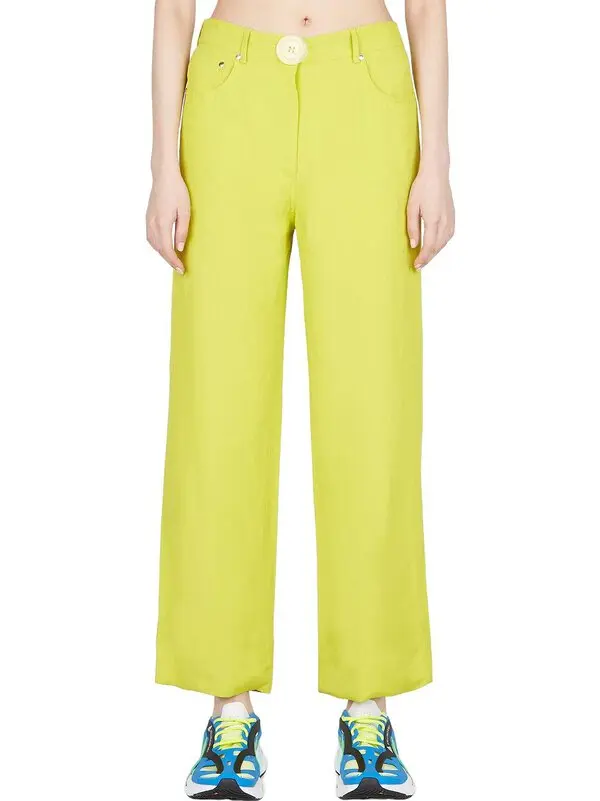 Stella McCartney Maxi Button Pants - Yellow