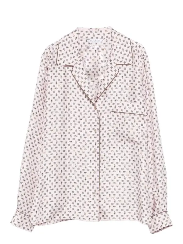 Max Mara Silk Printed Shirt - Multicolor
