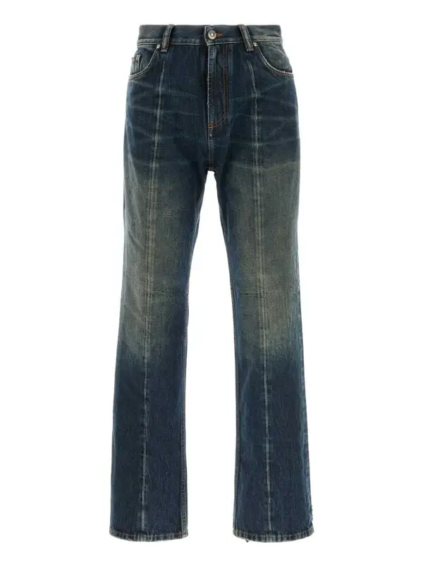Versace Straight Leg Jeans - Blue