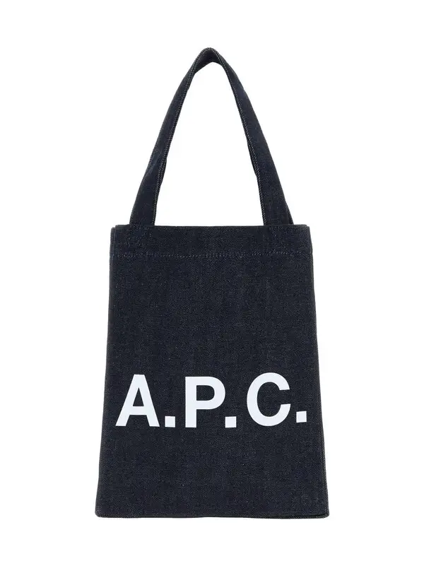 A.p.c. Demi Small Lou Shopping Bag - Blue