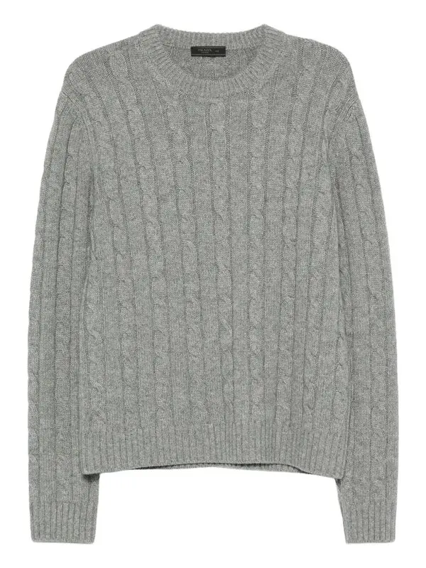Prada Cashmere Cableknit Sweater - Multicolor