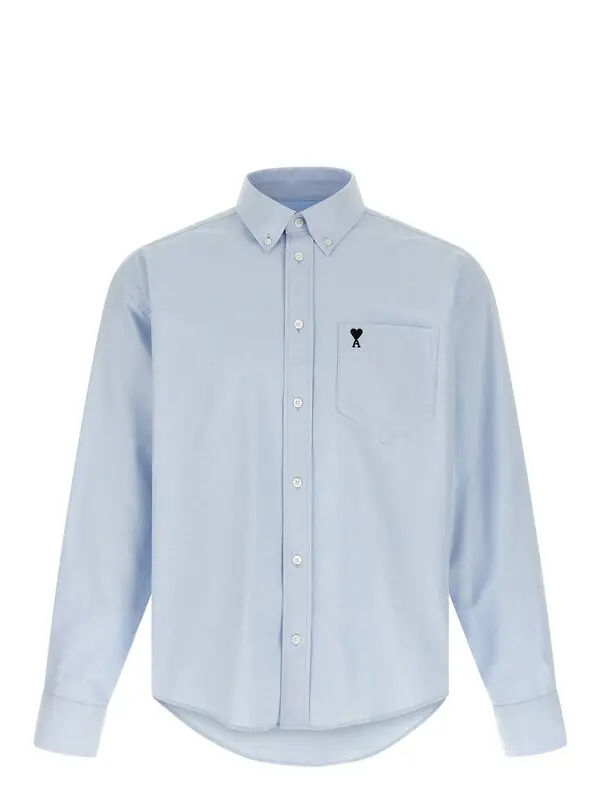 AMI Paris De Coeur' Shirt - Blue