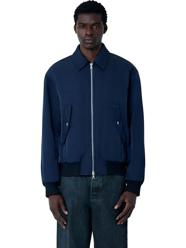 Dries Van Noten Venlo Zip-up Jacket - Blue
