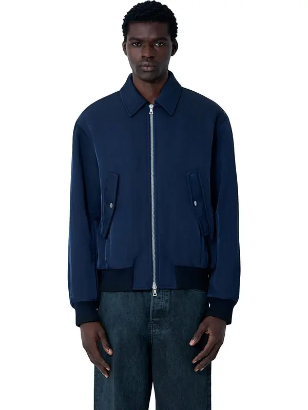 Dries Van Noten Venlo Zip-up Jacket - Blue