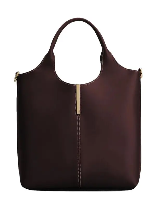 TOD'S Leather Tote Bag - Brown