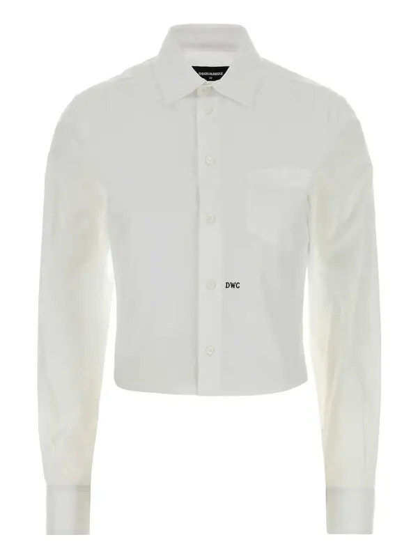 Dsquared2 Cotton Poplin Shirt - White