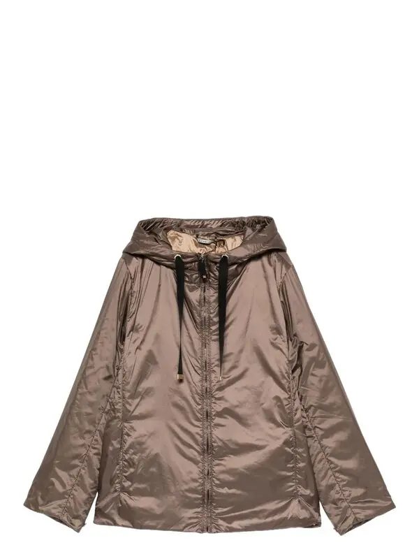 Max Mara Padded Blouson Jacket With Drawstring Hood - Multicolor