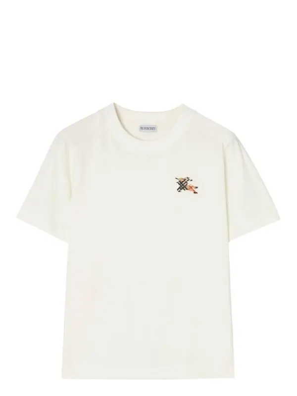 Burberry Logo Cotton T-shirt - Multicolor