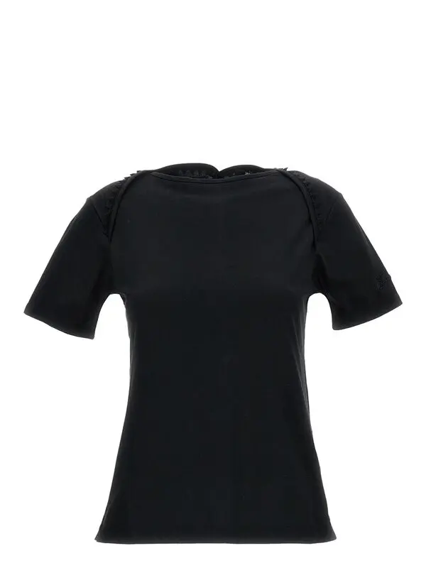 Jacquemus Le T-shirt Clavela Short Sleeve T-shirt With Passementerie Trim - Multicolor