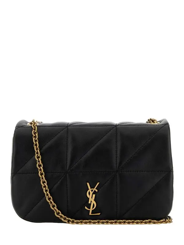 Saint Laurent Leather Mini Shoulder Bag - Black