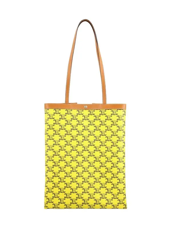 Celine Flat Triomphe Canvas Medium Tote - Multicolor