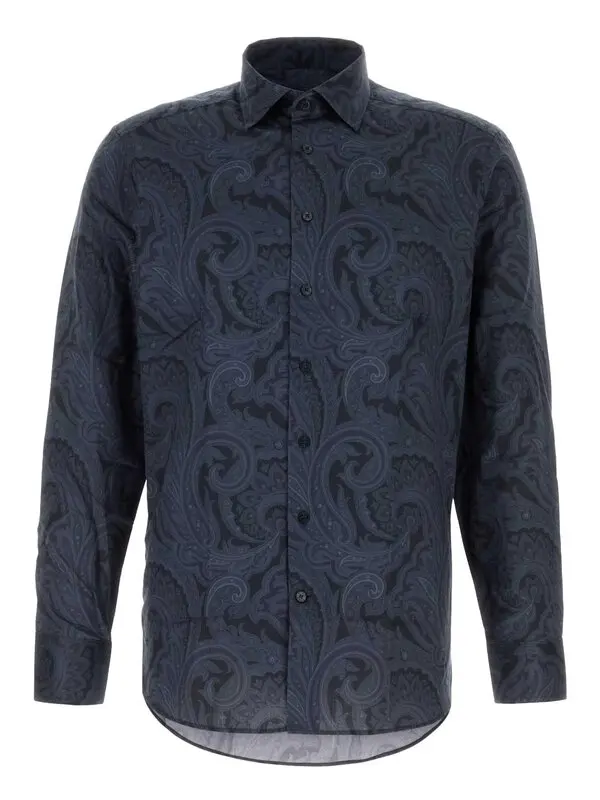 Etro Printed Cotton Shirt - Multicolor