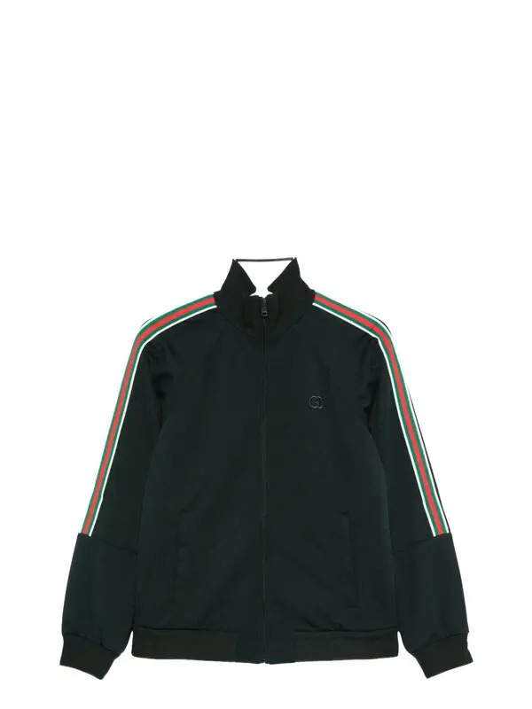 Gucci Web Detail Track Jacket - Multicolor