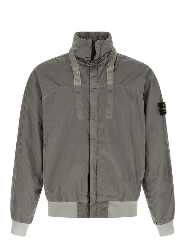 Stone Island Nylon Metal Watro Bomber Jacket - Gray