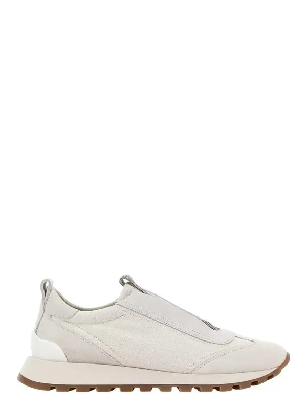 Brunello Cucinelli Slip-on Sneakers - Gray
