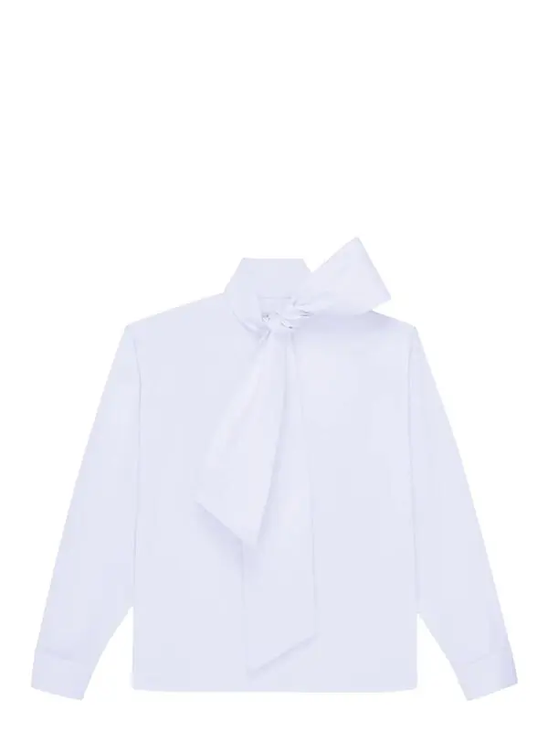 Saint Laurent Lavalliere Popelin Shirt - White