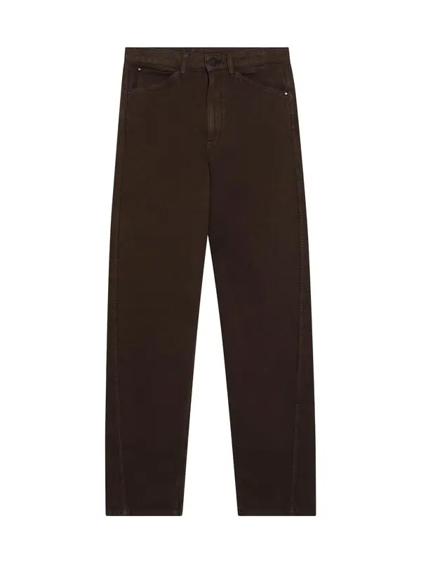 LEMAIRE Twill Trousers - Brown