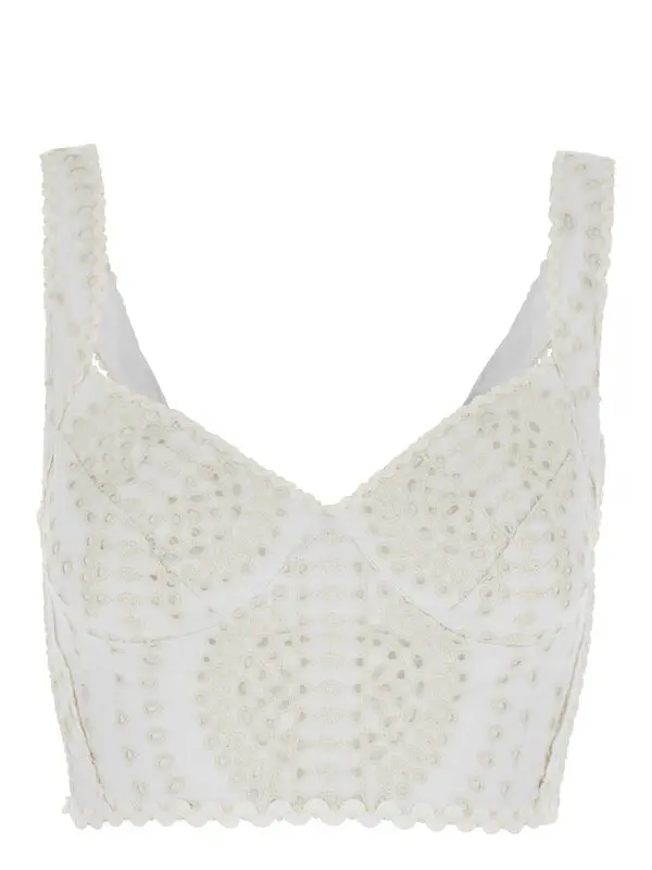 Charo Ruiz Ibiza Goldie V-neck Sleeveless Top - Multicolor