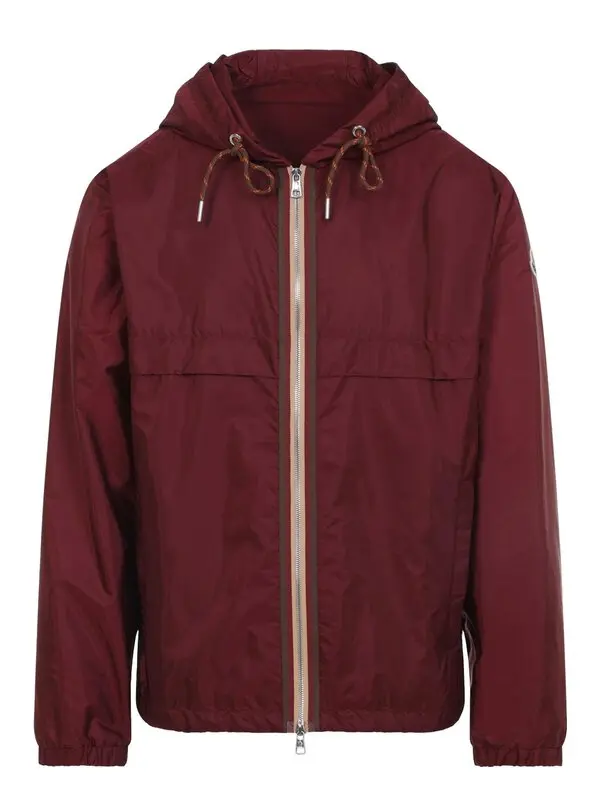 Moncler Nidge Zip-up Hooded Jacket - Red