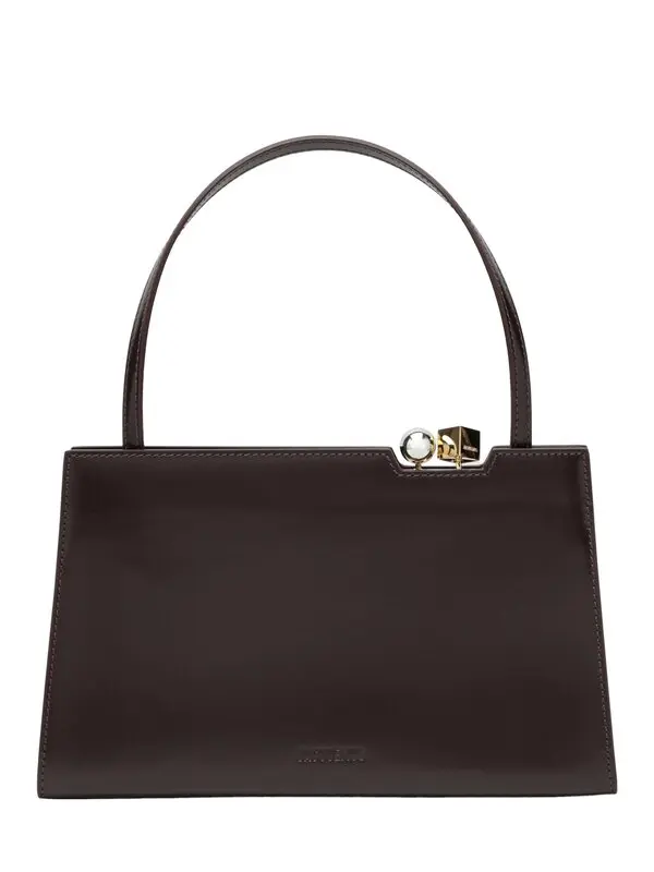 Jacquemus Salone Crossbody Bag In Leather - Red