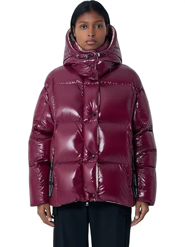 Moncler Parana Down Jacket With Detachable Hood - Multicolor