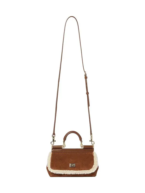 Dolce & Gabbana Small Sicily Handbag - Brown