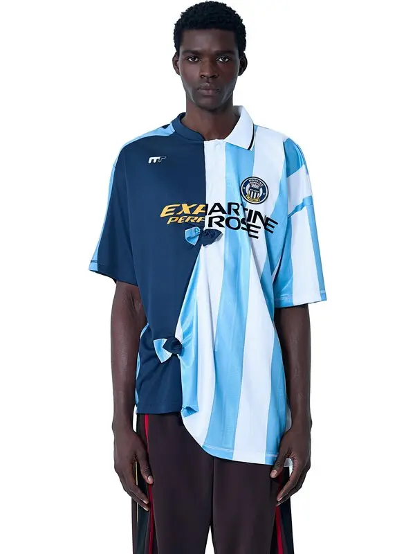 Martine Rose Logo Motif Football Top - Blue