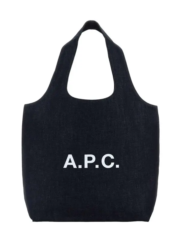 A.p.c. Denim Ninon Shopping Bag - Blue