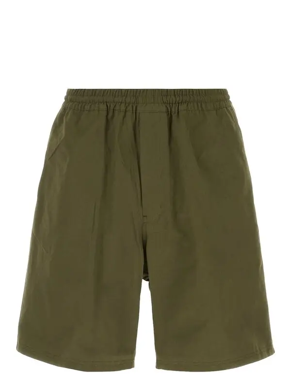 Prada Army Poplin Bermuda Shorts - Green