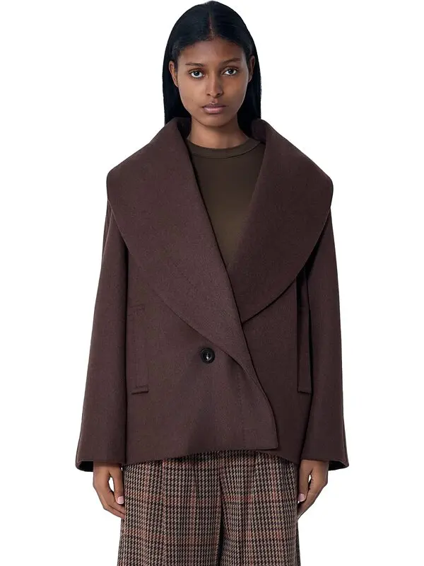 Max Mara Cashmere Short Coat - Brown