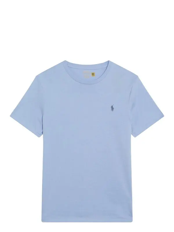 Polo Ralph Lauren Light Custom Slim-fit Cotton T-shirt - Blue